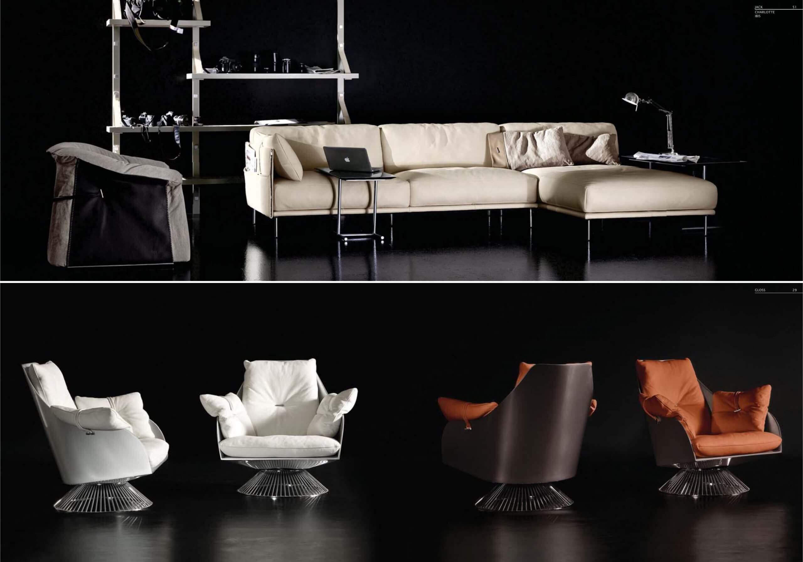 Dandy Home 義大利沙發 進口沙發 GAMMA旗下時尚系列 真皮沙發