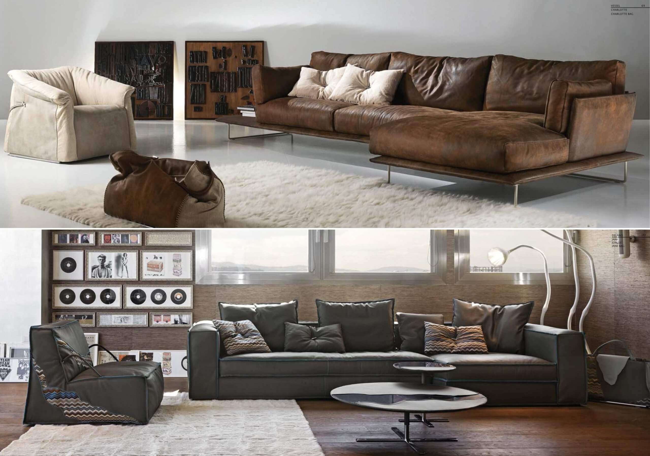 Dandy Home 義大利沙發 進口沙發 GAMMA旗下時尚系列 真皮沙發